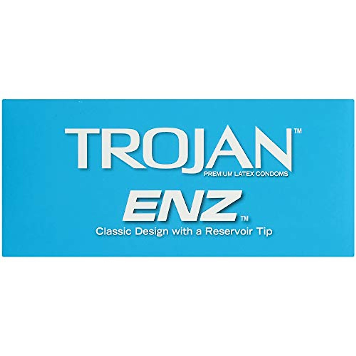 TROJAN ENZ Lubricated Condoms, Latex Condoms For Contraception and STI Protection, America’s Number One Condom, 36 Count Value Pack