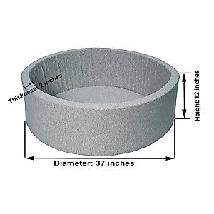 LANGXUN Pit Ball Kiddie Dry Pools, Kids Ball Pit Playpen for Baby Kids Children, Ball Pits Accessories, Baby Toddler Ball Pit, Indoor Playpen, Birthday for Baby Toddler Kids