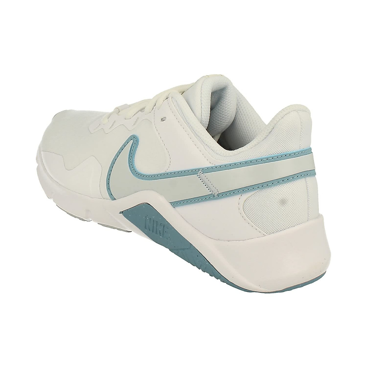 Nike Women Modern, White Blue Worn Aura Phantom 101, 10.5 US