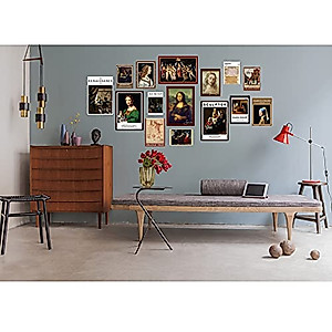 AOPING Wall Aesthetic Pictures Decoration Kit for Wall Decoration, Photo Collage Set Bedroom Decor for Teen Girls VSCO Girls, Collage Posters Kit (15 Sheets) - Renaissance