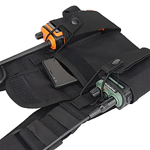 MANGEMA Radio Shoulder Holster Chest Harness Holder Vest Rig for Universal Two Way Radio Chest Front Pack Pouch Walkie Talkie Case with Front Pouches for Kenwood Retevis Baofeng UV5R F8HP UV82