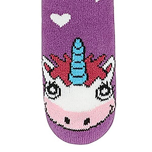 American Trends Kids Slipper Socks Girls Boys Fuzzy Winter Sock Fleece Christmas Socks Non Slip Warm Cozy Sock Camouflage 8-12 Years