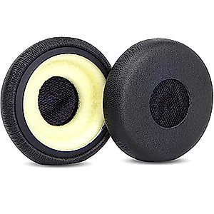 TaiZiChangQin Upgrade Ear Pads Ear Cushions Replacement Compatible with Jabra HSC016 HSC017 HSC018W HSC012 Headphone (Protein Leather Earpads)