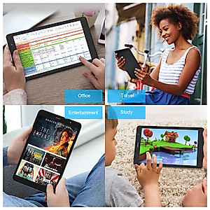 SZTPSLS Android Tablet 8 inch, Android 11.0 16GB Storage 128GB TF Expansion Tablets, Quad-core A7 Processor 800x1280 IPS HD Touchscreen Dual Camera Tablets, Support WiFi, Bluetooth