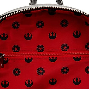 Loungefly Star Wars Trilogy 2 Triple Pocket Womens Double Strap Shoulder Bag Purse