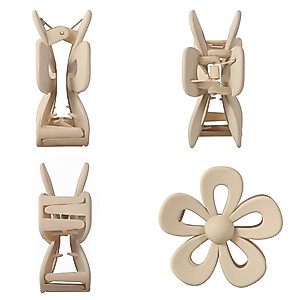 6 Pcs 2.8 Inch Flower Claw Clips for Hair Flower Hair Clips for Women Flower Clips for Hair Clips for Women Hair Claw Clips Cute Hair Clips Claw Clips Flower Hair Claw Daisy Hair Clip