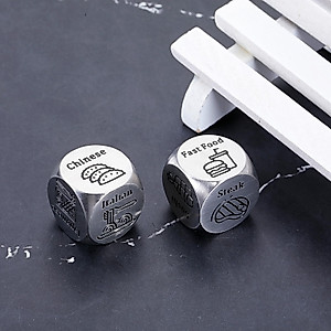 Anniversary for Her Him Wedding Gifts for Newlyweds Couple Gifts 2PCS Food Decider Date Night Idea Gifts for Boyfriend Girlfriend Wife Husband Birthday Christmas Valentines Day Gifts for Him Her