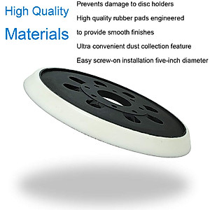 5” RS035 Sanding Pad Replacement,Compatible with Bosch Orbital Sander ROS20VS, ROS20VSC, ROS20VSK, ROS20, ROS10,Hook & Loop Sanding Backing Pad,Pack of 2