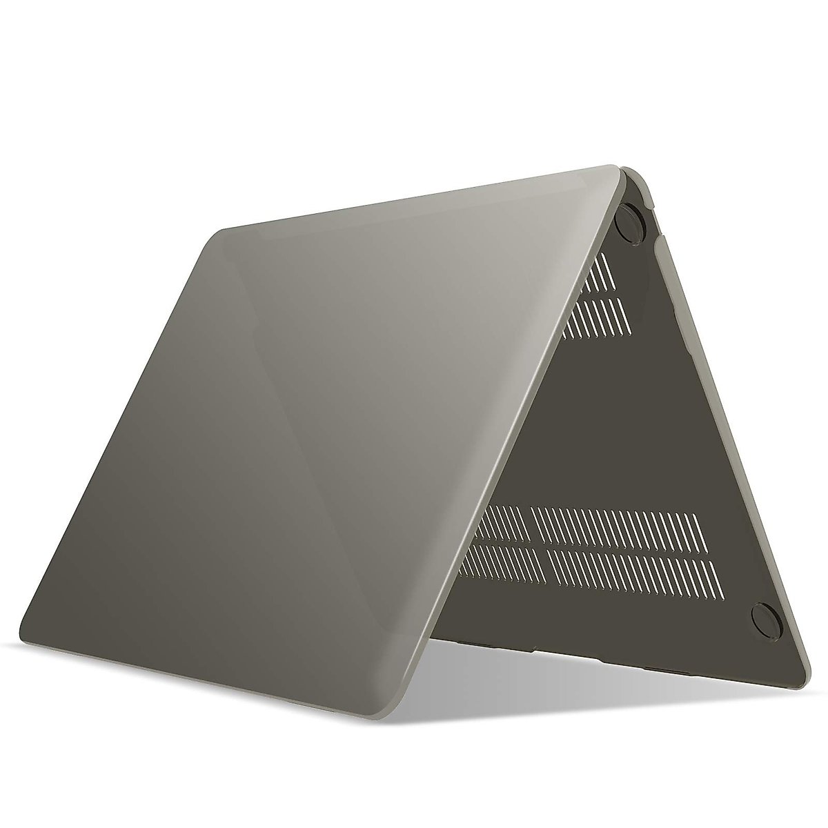 IBENZER Compatible with 2022 2021 2020 MacBook Air 13 inch case M1 A2337 A2179 A1932, Plastic Hard Shell Case for Mac Air 13 Retina Display with Touch ID, Gray, MMA-T13GY