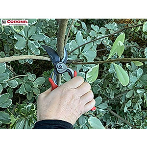 Corona BP 7200 Forged Pro Cut Bypass Hand Pruner, 1-Inch, Red