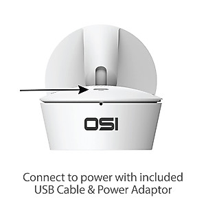 OSI Smart Security Mini Camera Indoor 1080P HD,WiFi Cameras,Home Security Cameras, AI Human Detection,Two-Way Audio,Night Vision,Compatible with Alexa, Google,32GB SD Card Included & Cloud Storage
