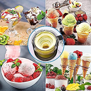Creami Pints, for Ninja Creami Ice Cream Maker,16 OZ Ice Cream Containers for Freezer Airtight,Reusable Compatible NC301 NC300 NC299AMZ Series Ice Cream Maker