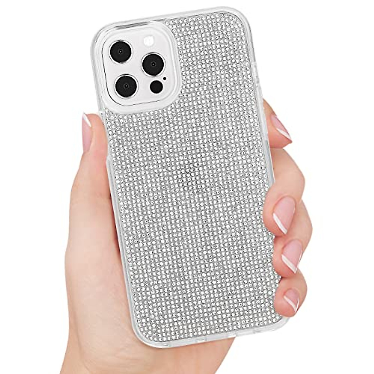 iPhone 11 Sparkly Diamond Case - Shockproof Premium Bling Rhinestone Protective Cover