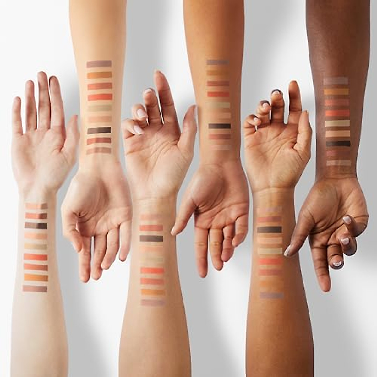 Juvia's Place The Warrior - Warm and Neutral, Shades of 9, Eyeshadow Palette, Professional Eye Makeup, Pigmented Eyeshadow Palette, Makeup Palette for Eye Color & Shine, Pressed Eyeshadow Cosmetics