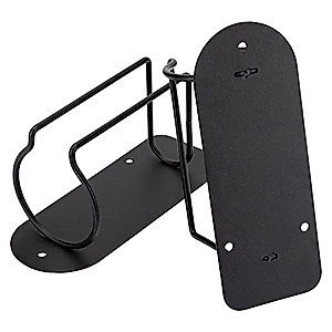 Noverlife 2 Pack Wall Mounted Hair Clipper Holder, Electric Hair Trimmer Storage Stand for Barber Tools Organizer, Black Steel Metal Rack for Hairdresser Beard Shaver Hair Trimmer Display - Black