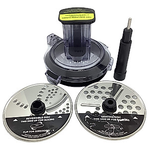 Ninja Chute Feed Lid Slicer Shredder Grater Discs for 40oz Bowl BL491 BL492 BL493 BL494 CT670V CT671AV CT672A CT672V Blender - MUST READ Details -