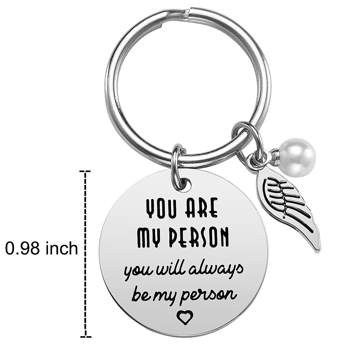 iJuqi Valentine's Day Gifts for Her - Girlfriend Wife Gifts from Boyfriend Husband Romantic Christmas Birthday Gifts for Women Girlfriend Wife Keychain
