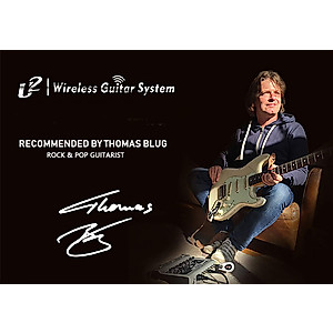 Xvive U2 Wireless Guitar System 2.4GHz Wireless Guitar Transmitter and Receiver for Electric Guitar Bass Violin Keyboard