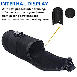 ACEXIER MOLLE Glasses Pouch Outdoor Durable Tactical Pouch Sunglasses Case Army Style Flashlight Pouch with Buckle