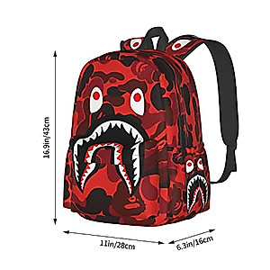 Shark Backpack Lightweight Waterproof Bag Gifts 17 Inch Fashion Laptop Backpack