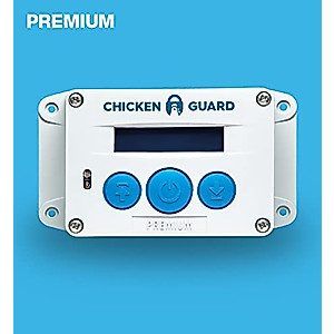 ChickenGuard Automatic Chicken Coop Door Openers, 3 Models, Timer/Light Sensor, Lift up to 4kg Pop Hole Door, Batteries (Premium)