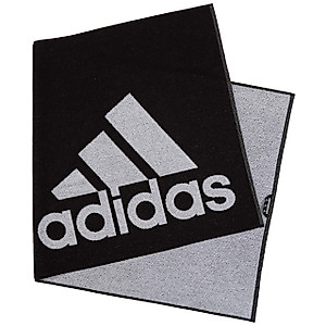 adidas Unisex-Adult Towel Small, Black/White, No size