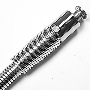 CWM Stainless Steel Hose for Commercial Kitchen Sink Faucets Flexible Hose Replacement (38 inch)