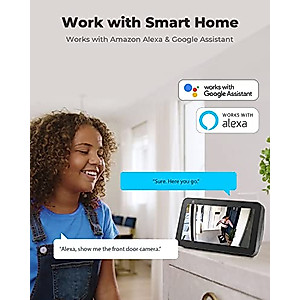 REOLINK Solar WiFi Camera Security Outdoor, 100% Wire-Free, No Hub Needed, 1080p, 2-Way Talk, Night Vision, PIR Motion Detection, Works with Alexa, Argus Eco with Solar Panel