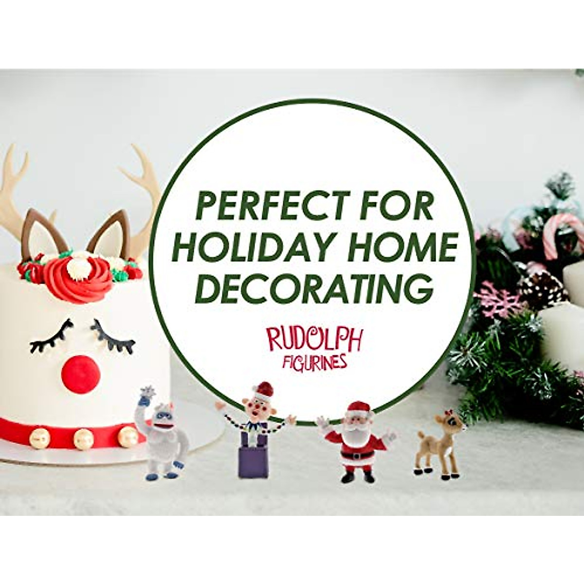 Beverly Hills Teddy Bear Company Rudolph #2 - Santa Clarice Set