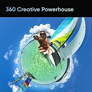 Insta360 X3 - Waterproof 360 Action Camera Bundle Includes Extra Battery, Charger, Invisible Selfie Stick, Lens Guard& 256GB Memory Card