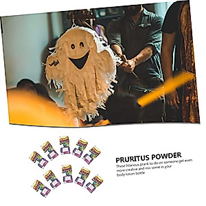 ibasenice 50 pcs Toxic Tricks Toy Funny Annoyatron Gifts April Ass- Fools Stuffers Medium Christmas Safe Ages Gag Kids Favors Fools' Birthday Powders Practical Prank Surprise Play