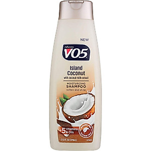 VO5 Moisturizing Shampoo - 12.5 Fl Oz - Island Coconut Leaves Hair Looking Vibrant and Beautiful, White