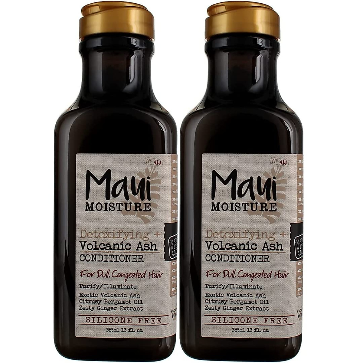 Maui Moisture Conditioner Volcanic Ash 13 Ounce (385ml) (2 Pack)