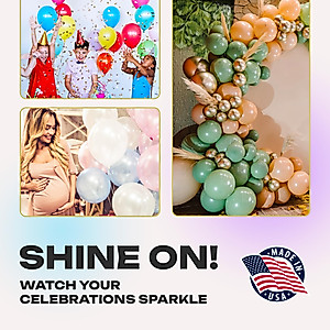 Balloon Shine Spray - Quick Drying High Shine Balloon Spray Formula for Vibrant Latex Balloons - USA Made Glossy Finish Spray for Balloons to Shine and Last Longer - Refined Sparker Solutions
