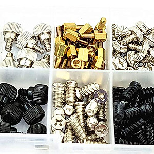 228PCS for Computer Screws Nuts Kit Multi-Purpose Screws Nuts Kit for Store Mall Studio Home - (Size: 12.5x6.5cm/ Picture 1) SCRW-138036