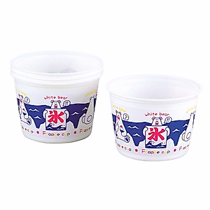 Pearl Metal D-1389 Shaved Ice Cup, 12.2 fl oz (360 ml), Set of 3, Shirokuma