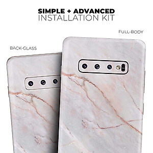 DesignSkinz Slate Marble Surface V14 Protective Vinyl Decal Wrap Skin Cover Compatible with The Samsung Galaxy S20 (Screen Trim & Back Glass Skin)