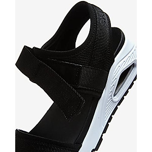 Skechers Cali Women's womens Uno - New Sesh Sport Sandal, Black/White, 11 US