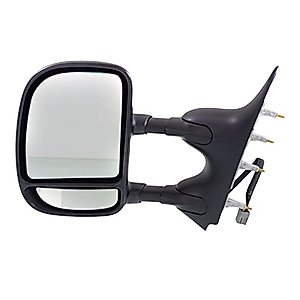 Garage-Pro Mirror Compatible with 2009-2014 Ford E-150, E-250, 2009-2016 E-350 Super Duty and E-450 Super Duty Towing, Driver Side, Power Glass
