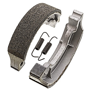 NICHE Brake Shoe Set for Yamaha Raptor 50 Grizzly 125 4BE-W253E-00 3FA-W253A-00 Complete Semi-Metallic