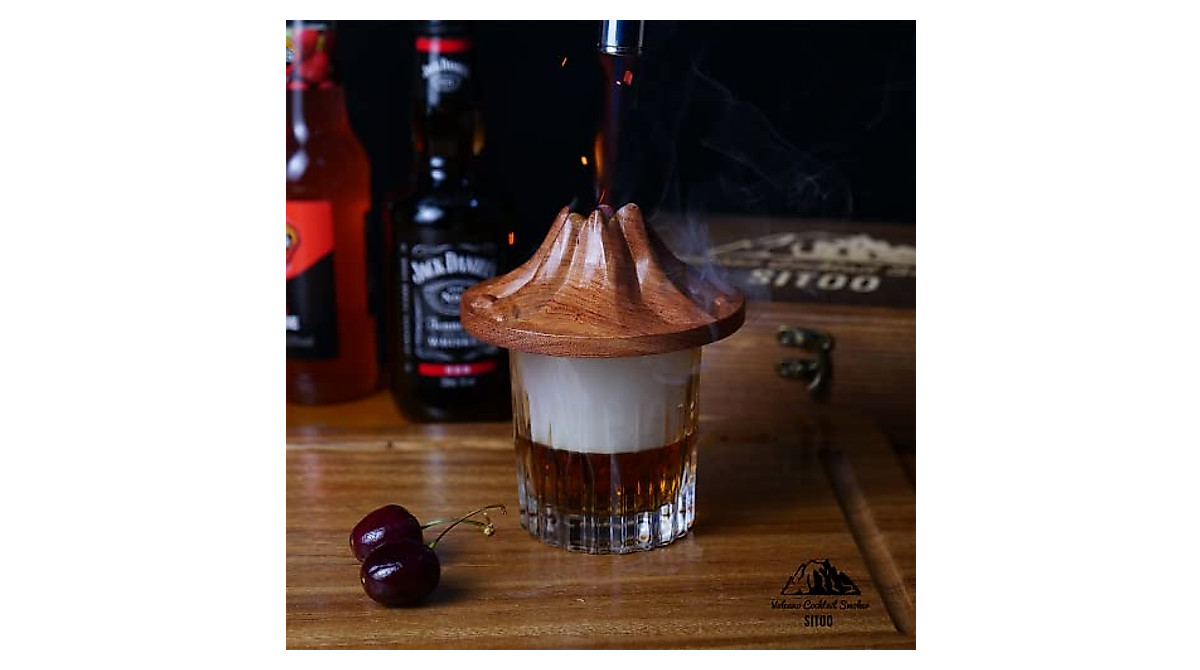 Volcano Cocktail Smoker Kit – Unique Gift for Dad & Bourbon Lovers