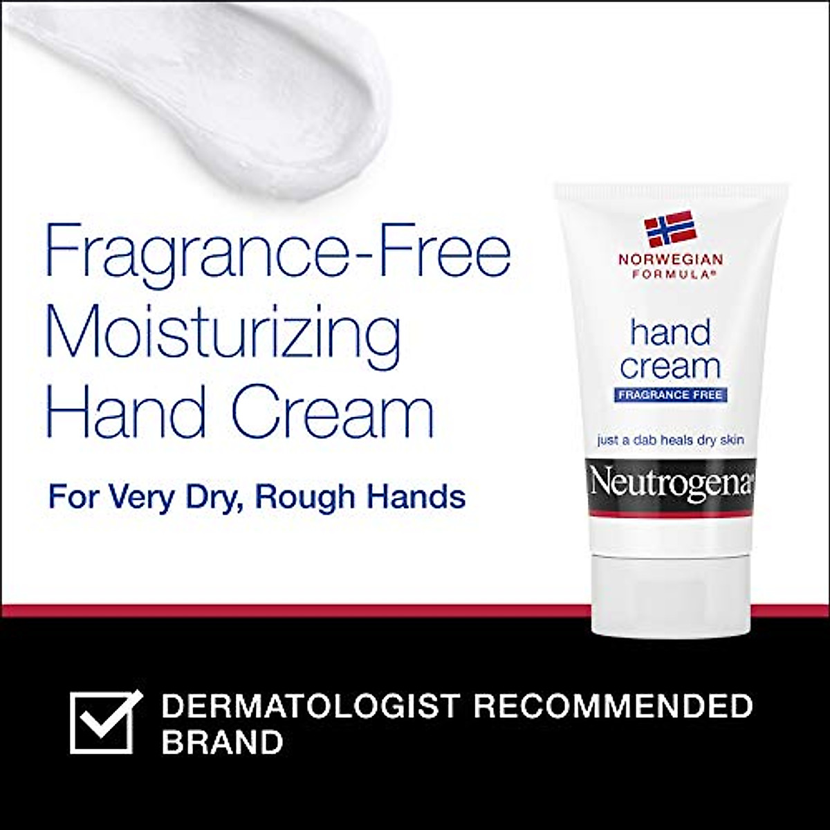 Neutrogena Norwegian Formula Hand Cream FragranceFree, 2 Ounce