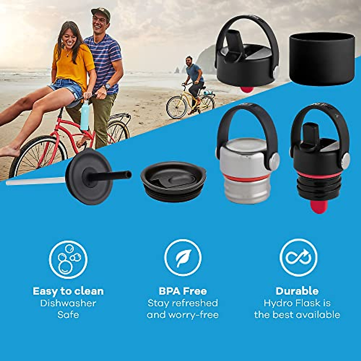 Hydro Flask Press-In Lids Various - Tumbler and Coffee Mug Accessory