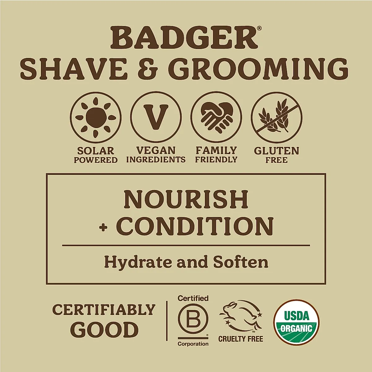 Badger Beard Oil, Babassu & Jojoba, Certified Organic, Premium Beard Conditioner, Beard Oil for Dry Skin, Beard Oil for Long Beards, Facial Hair Oil, 1 fl oz Glass Bottle