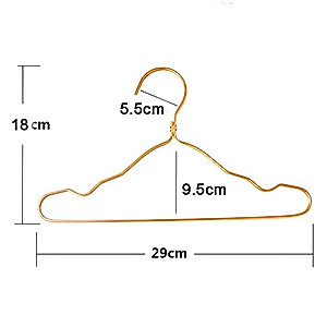 MMOOCO Clothes Hangers, 4PCS,Clothes Hangers ，Aluminum Alloy Traceless Non-Slip Holder Racks， Metal Hanger ，Clothing Organizer Drying Hangers (Color : Red, Size : 4pcs)