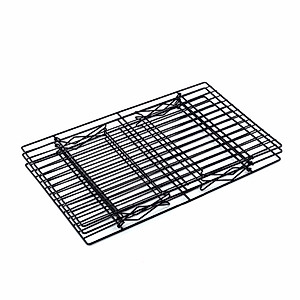 Three-layer Baking Cooling Rack Bread Cooling Rack Cake Rack Baking Tools Black Non-stick Cooling Rack Stackable