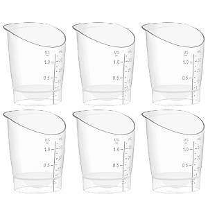 Maymom Baby Feeding Cup; Disposable Reuseable Baby Cup, Short Term Infant Feeding Cup; First Milk Collection Cup; 1 oz (6ct)