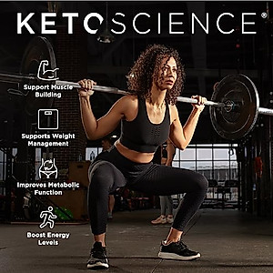 Keto Science Ketogenic Meal Shake Vanilla Dietary Supplement, Rich in MCTs and Protein, Packed with Collagen, Vitamins and Minerals, Keto and Paleo Friendly, Weight Loss, (14 servings), 20.49 Oz
