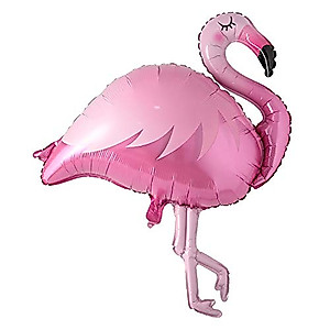 Animal bird balloons Flamingo foil balloons children classic toy Inflatable helium balloon birthday wedding balls party supplies (3D Flamingo)