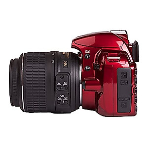 Nikon D3100 14.2MP Digital SLR Camera with NIKKOR AF-S DX 18-55mm f/3.5-5.6 VR Lens Kit - (Red)